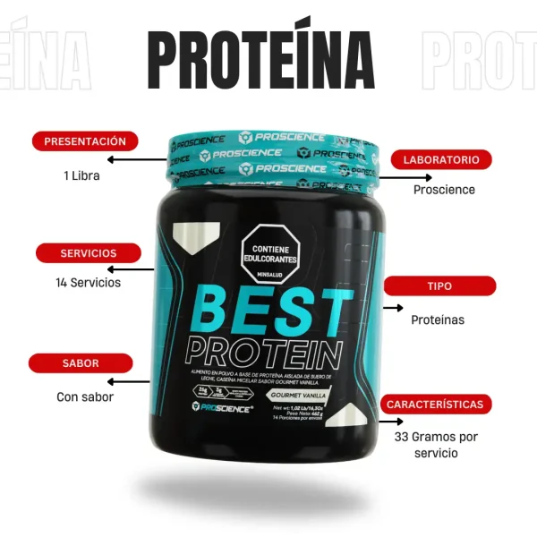 Proteína Best Protein 1 Libra Proscience | Nutrafit